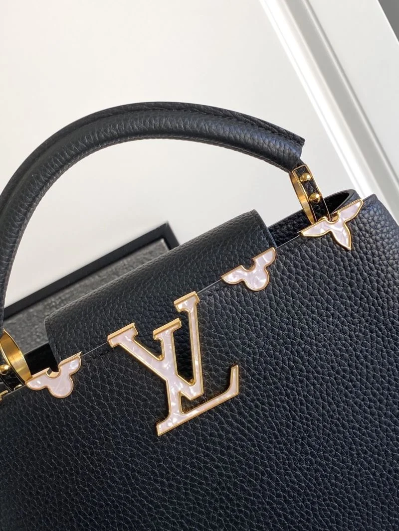 Brand-authenticated Louis Vuitton Capucines BB Bags