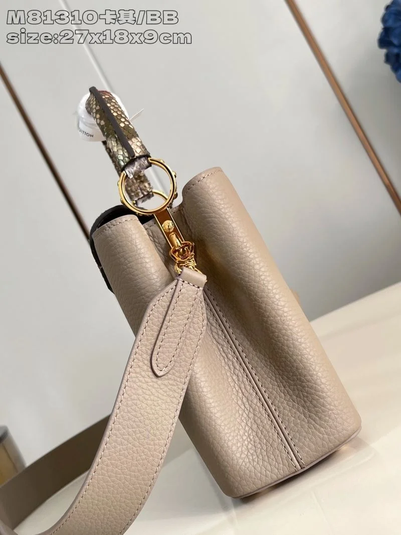Brand-authenticated Louis Vuitton Capucines BB Bags