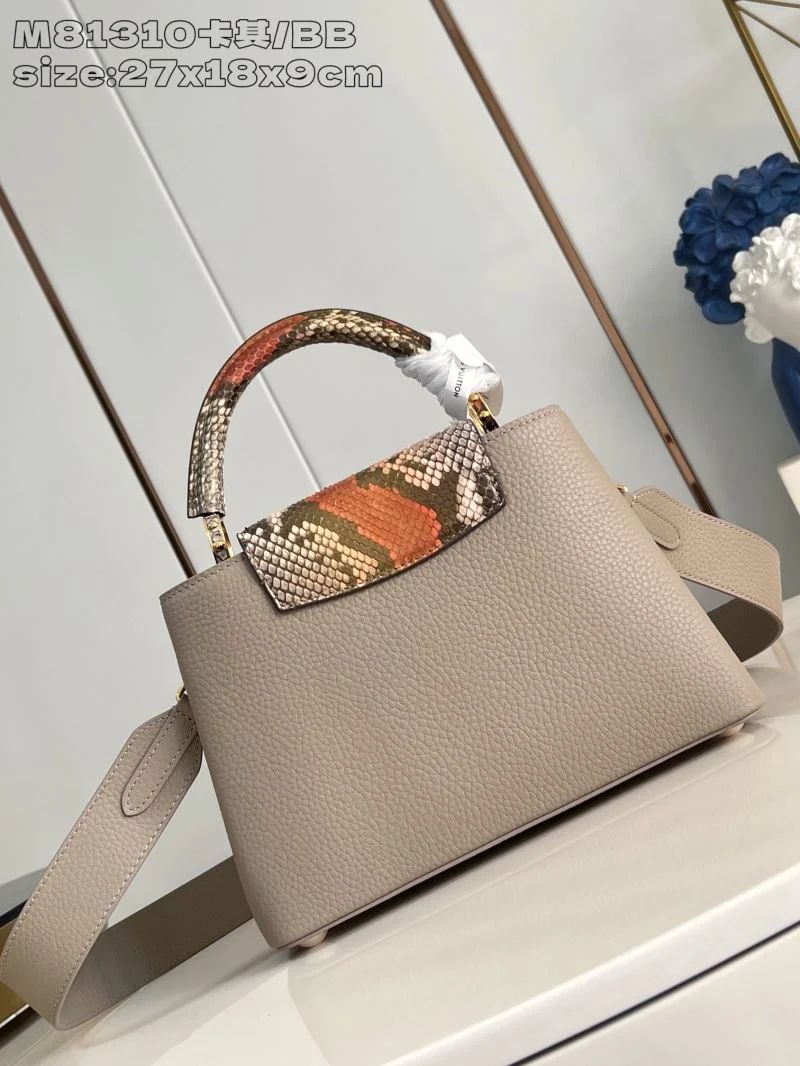 Brand-authenticated Louis Vuitton Capucines BB Bags