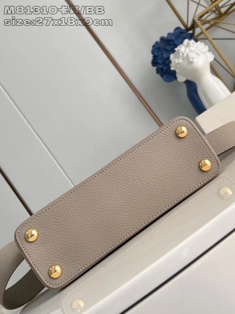Brand-authenticated Louis Vuitton Capucines BB Bags