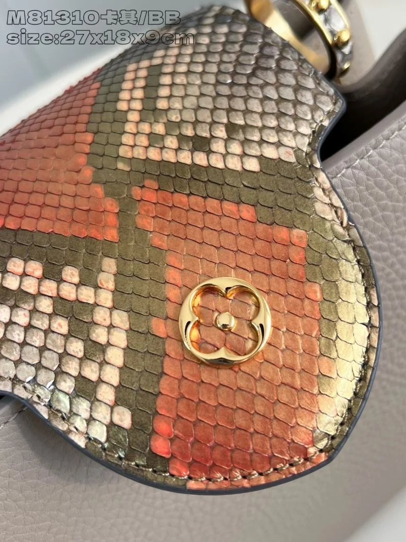 Brand-authenticated Louis Vuitton Capucines BB Bags
