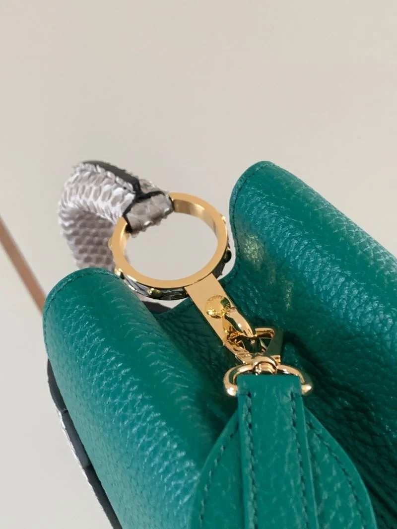 Brand-authenticated Louis Vuitton Capucines BB Bags