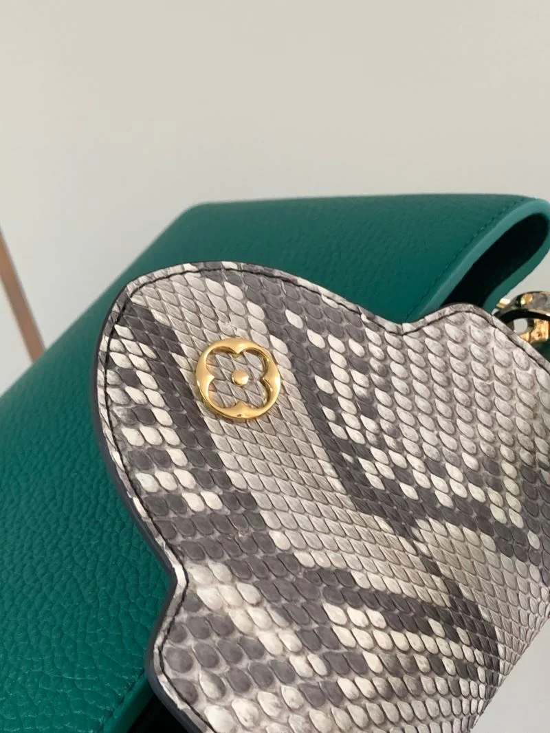 Brand-authenticated Louis Vuitton Capucines BB Bags