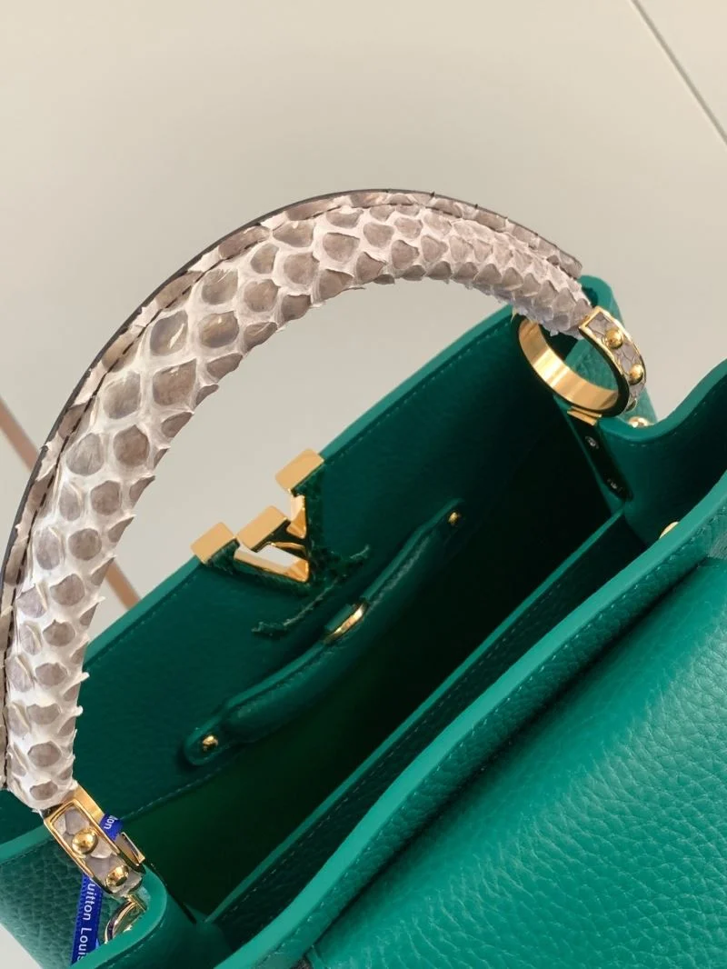 Brand-authenticated Louis Vuitton Capucines BB Bags
