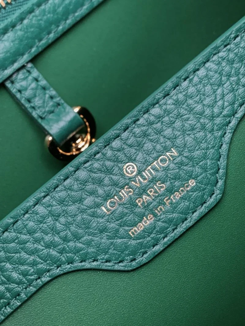 Brand-authenticated Louis Vuitton Capucines BB Bags