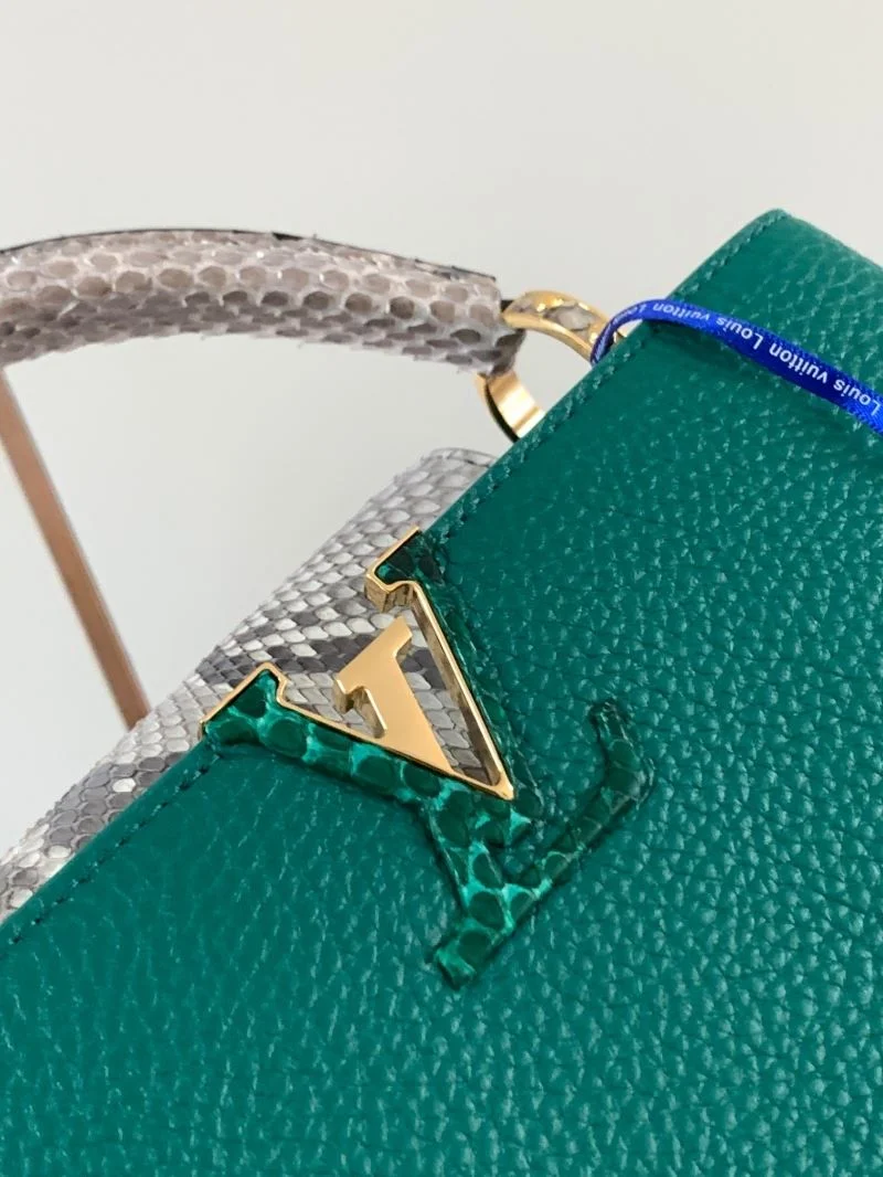 Brand-authenticated Louis Vuitton Capucines BB Bags