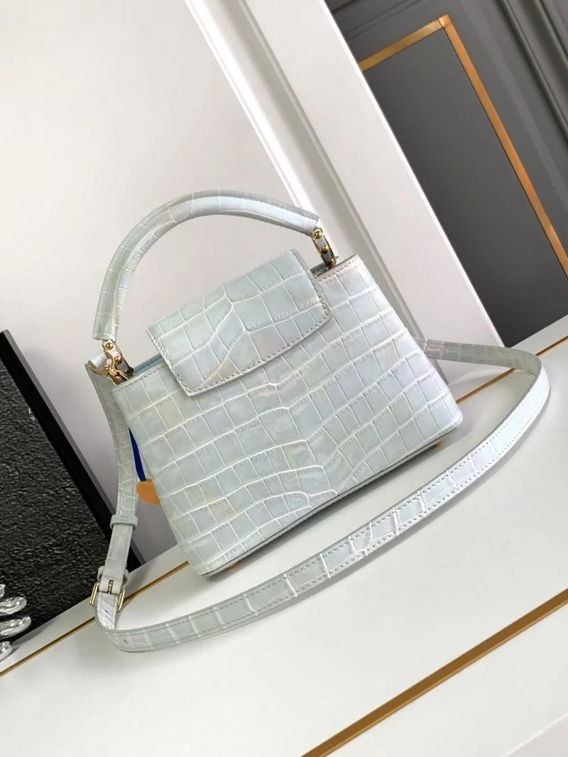 Brand-authenticated Louis Vuitton Capucines BB Bags