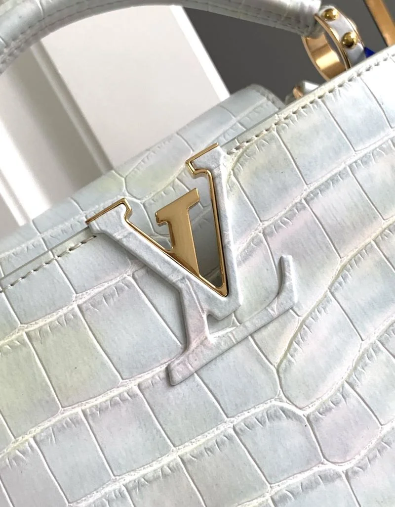 Brand-authenticated Louis Vuitton Capucines BB Bags