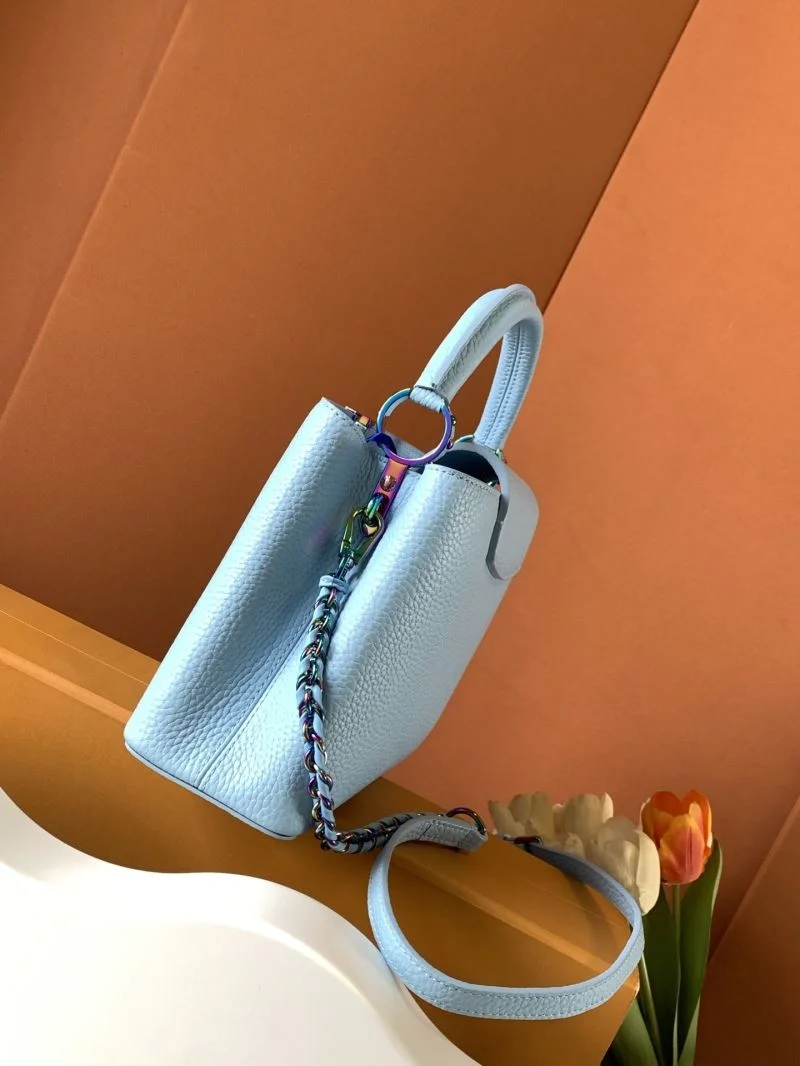 Brand-authenticated Louis Vuitton Capucines BB Bags