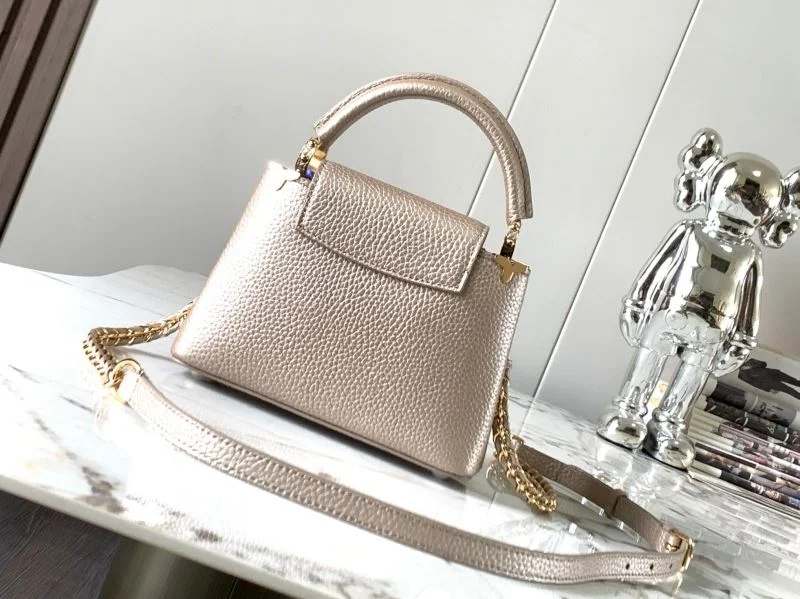 Brand-authenticated Louis Vuitton Capucines BB Bags