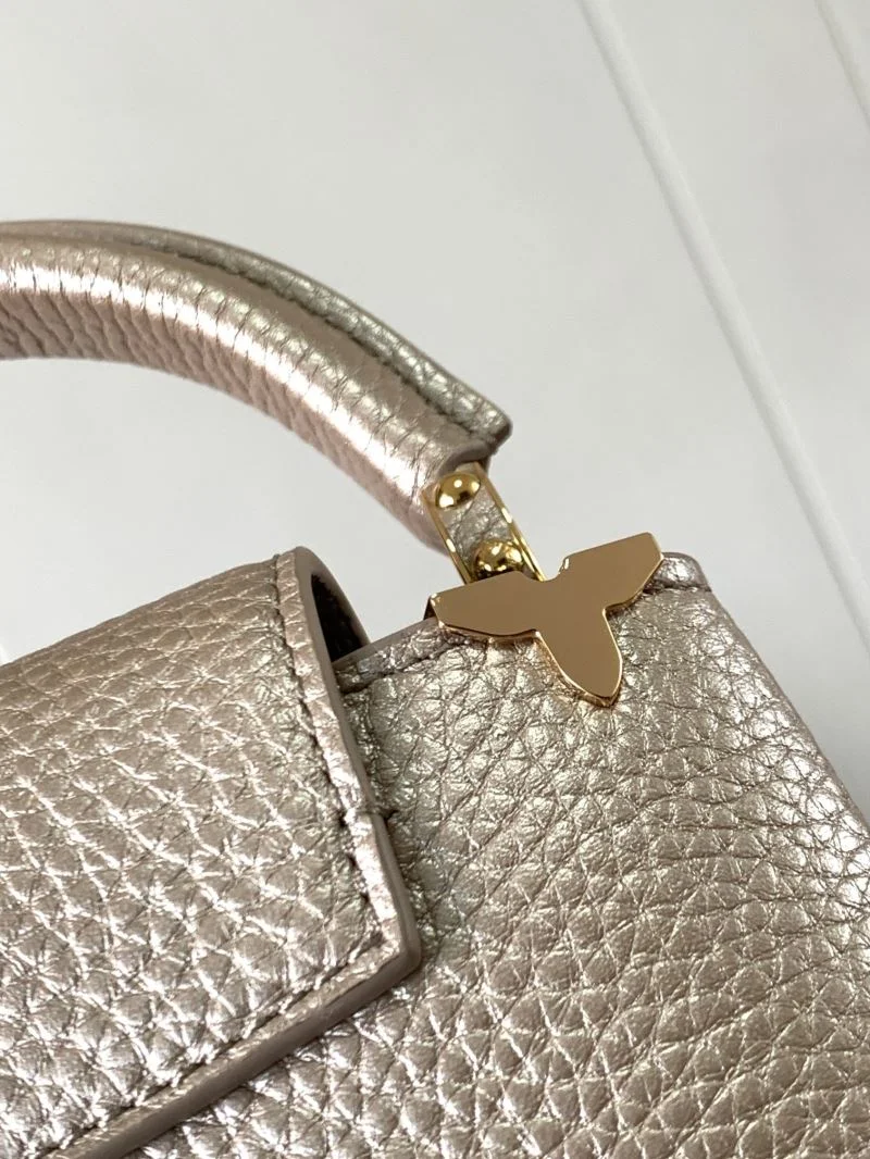 Brand-authenticated Louis Vuitton Capucines BB Bags