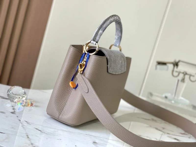 Brand-authenticated Louis Vuitton Capucines BB Bags