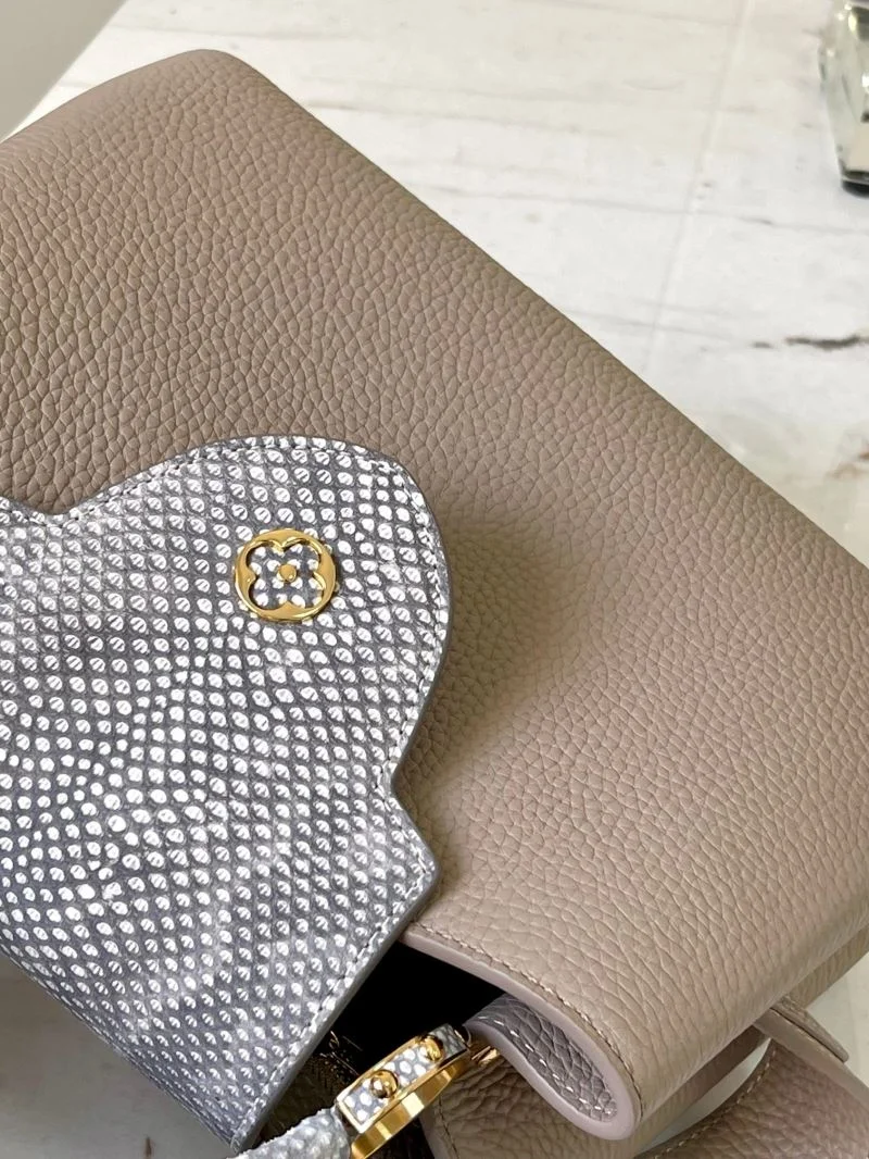 Brand-authenticated Louis Vuitton Capucines BB Bags