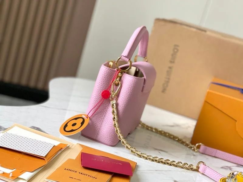 Brand-authenticated Louis Vuitton Capucines BB Bags