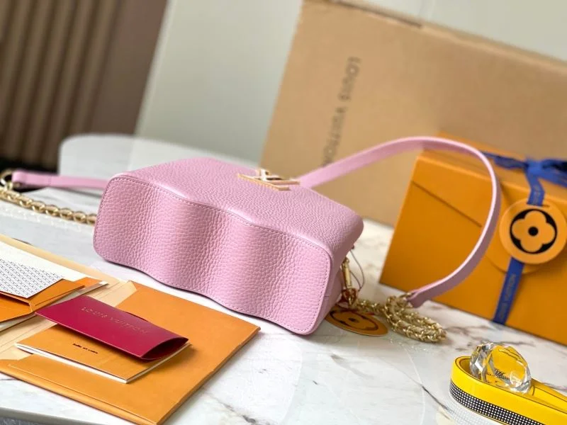 Brand-authenticated Louis Vuitton Capucines BB Bags