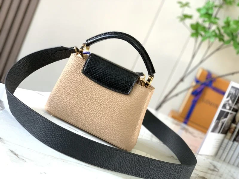 Brand-authenticated Louis Vuitton Capucines BB Bags