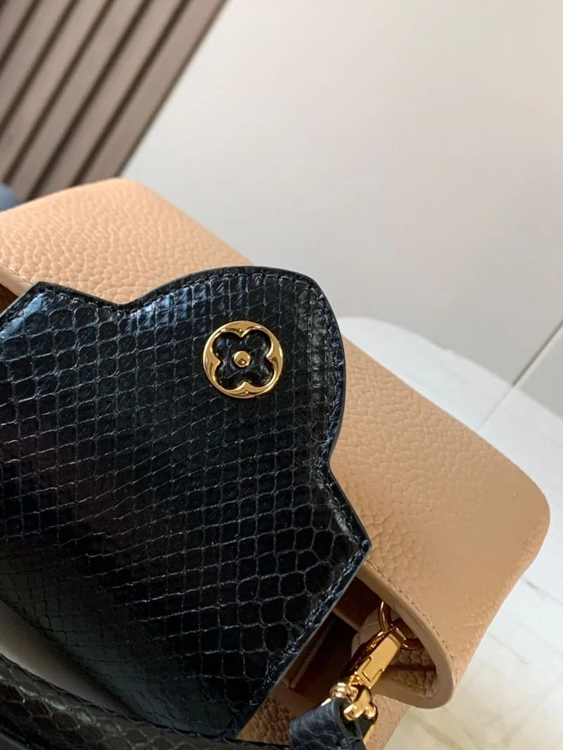 Brand-authenticated Louis Vuitton Capucines BB Bags