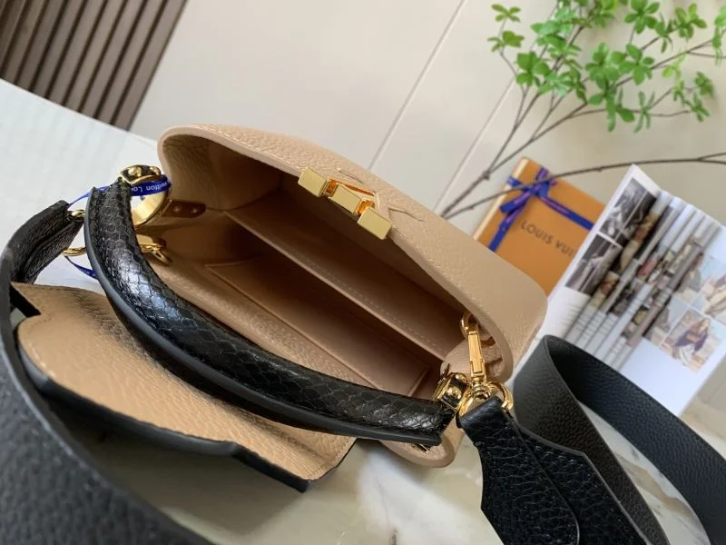 Brand-authenticated Louis Vuitton Capucines BB Bags