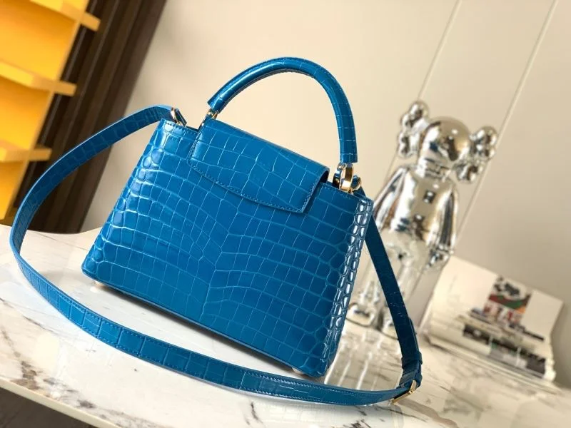 Brand-authenticated Louis Vuitton Capucines BB Bags