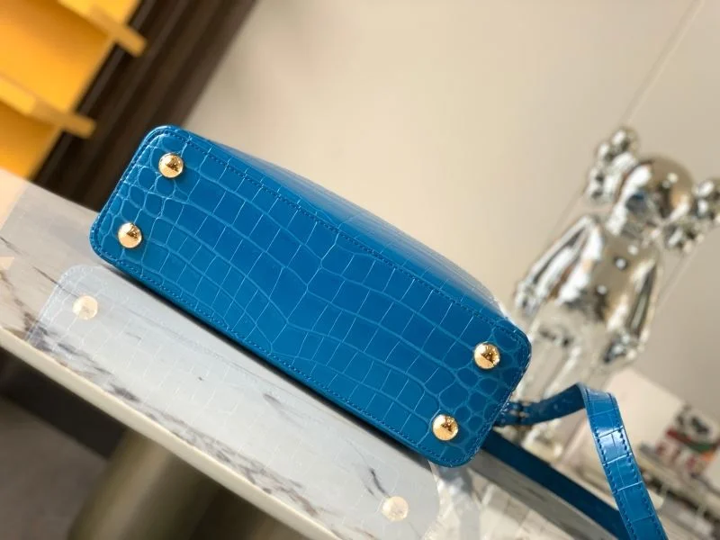 Brand-authenticated Louis Vuitton Capucines BB Bags