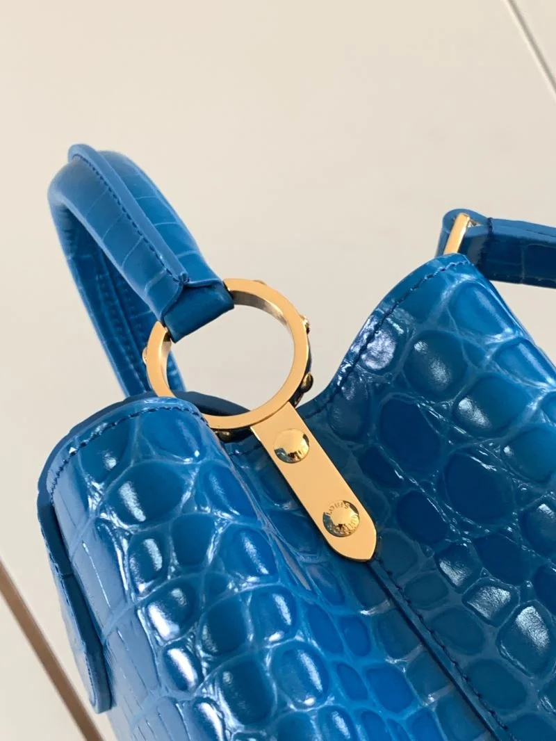 Brand-authenticated Louis Vuitton Capucines BB Bags