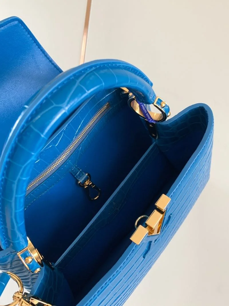 Brand-authenticated Louis Vuitton Capucines BB Bags
