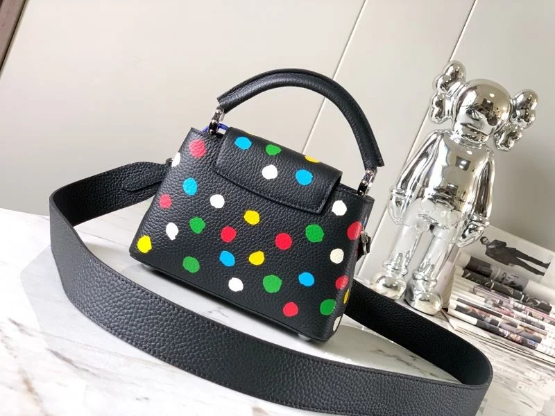 Brand-authenticated Louis Vuitton Capucines BB Bags