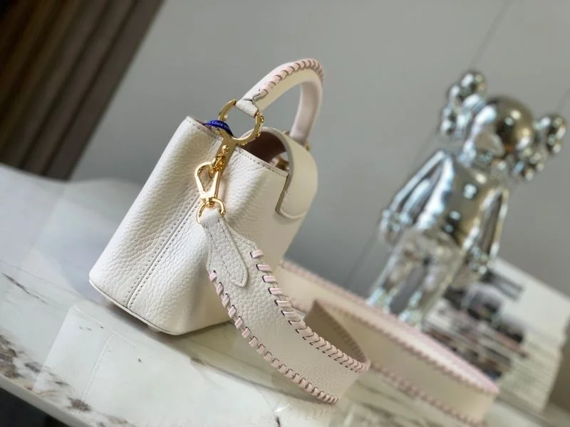 Brand-authenticated Louis Vuitton Capucines BB Bags