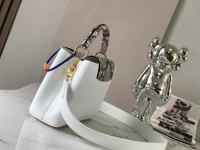 Brand-authenticated Louis Vuitton Capucines BB Bags