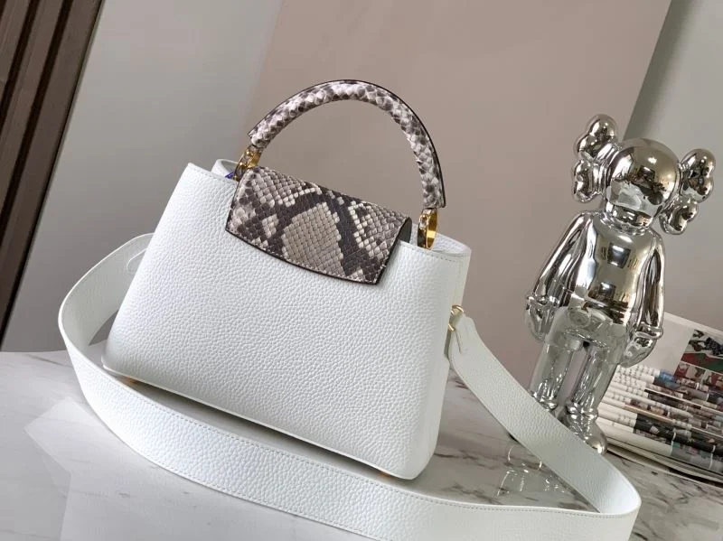 Brand-authenticated Louis Vuitton Capucines BB Bags