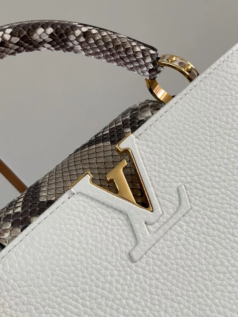 Brand-authenticated Louis Vuitton Capucines BB Bags