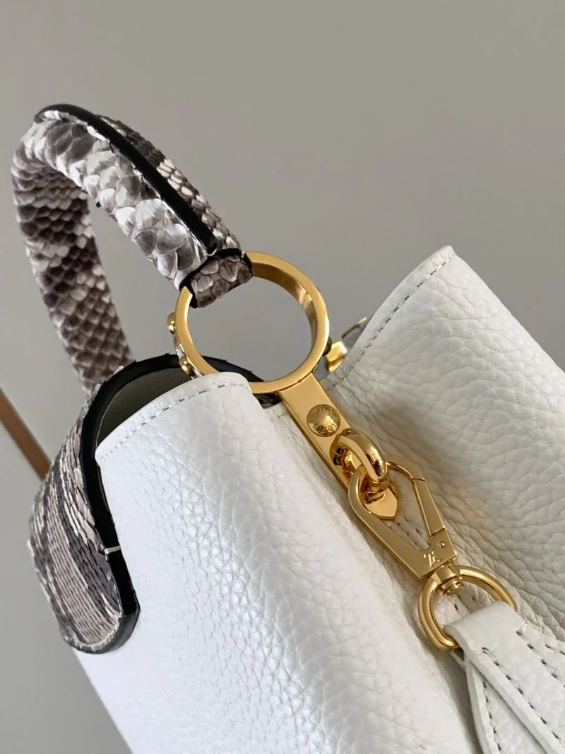 Brand-authenticated Louis Vuitton Capucines BB Bags