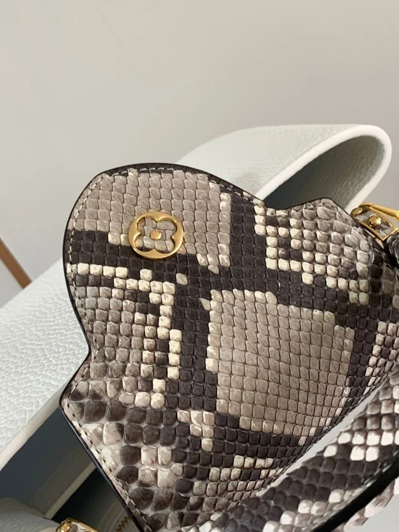 Brand-authenticated Louis Vuitton Capucines BB Bags