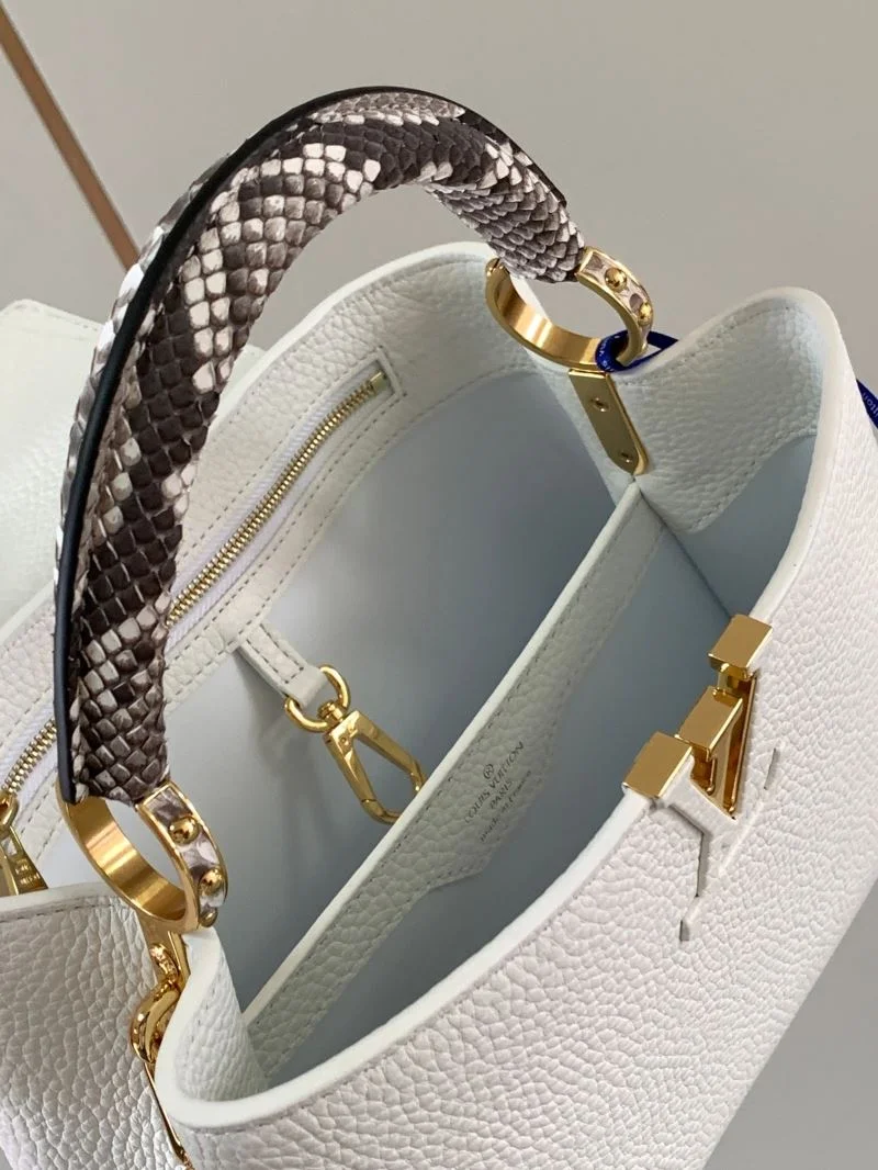 Brand-authenticated Louis Vuitton Capucines BB Bags