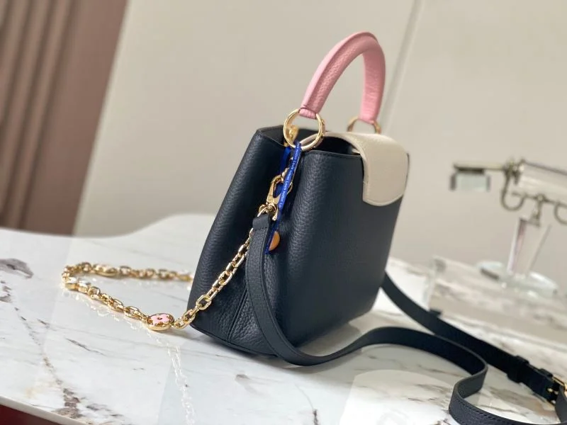 Brand-authenticated Louis Vuitton Capucines BB Bags