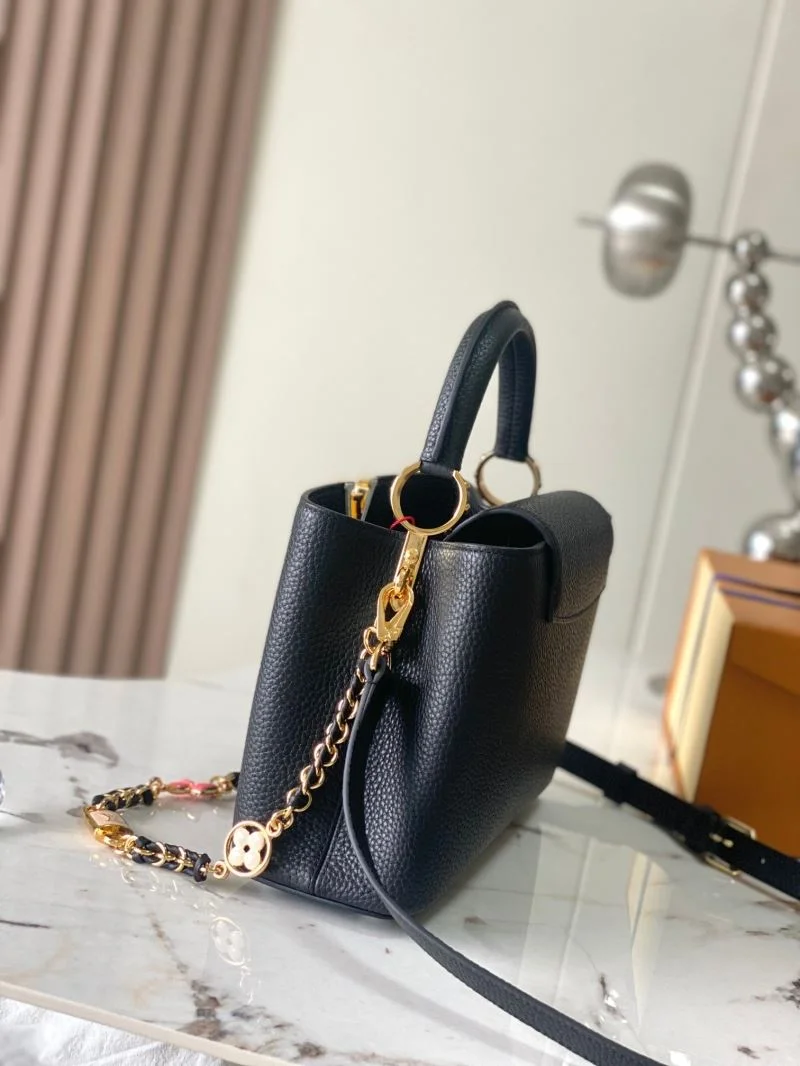 Brand-authenticated Louis Vuitton Capucines BB Bags