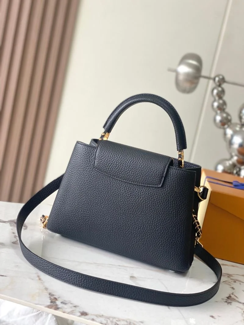Brand-authenticated Louis Vuitton Capucines BB Bags