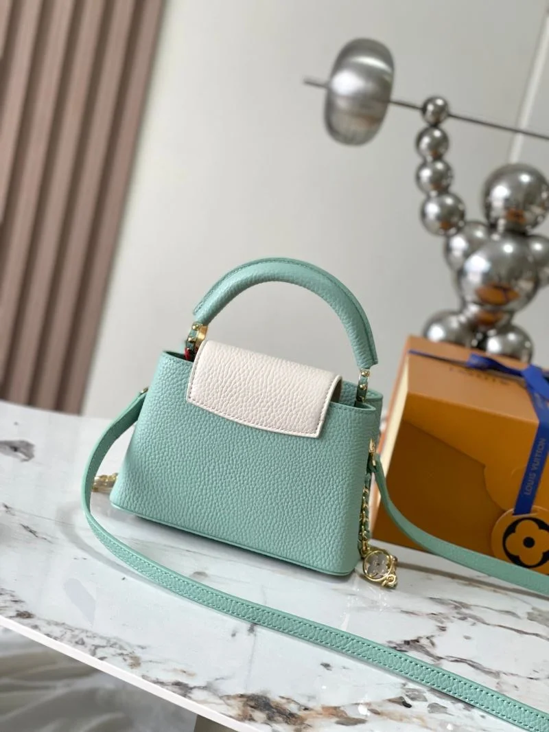 Brand-authenticated Louis Vuitton Capucines BB Bags