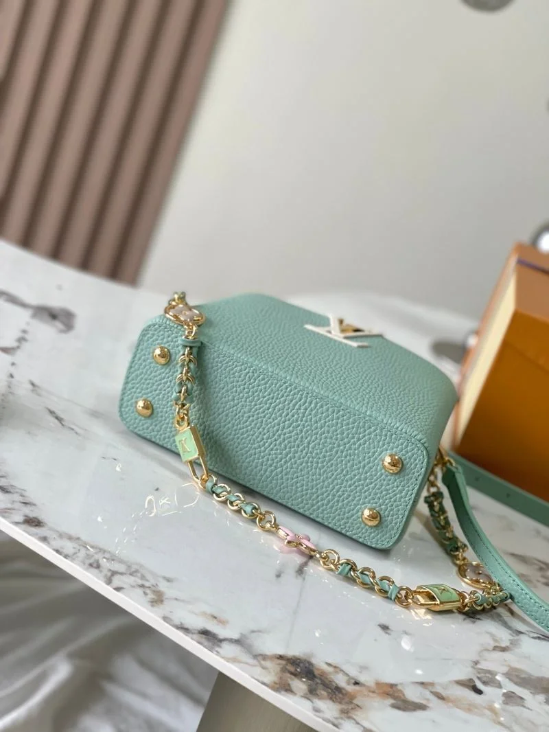 Brand-authenticated Louis Vuitton Capucines BB Bags