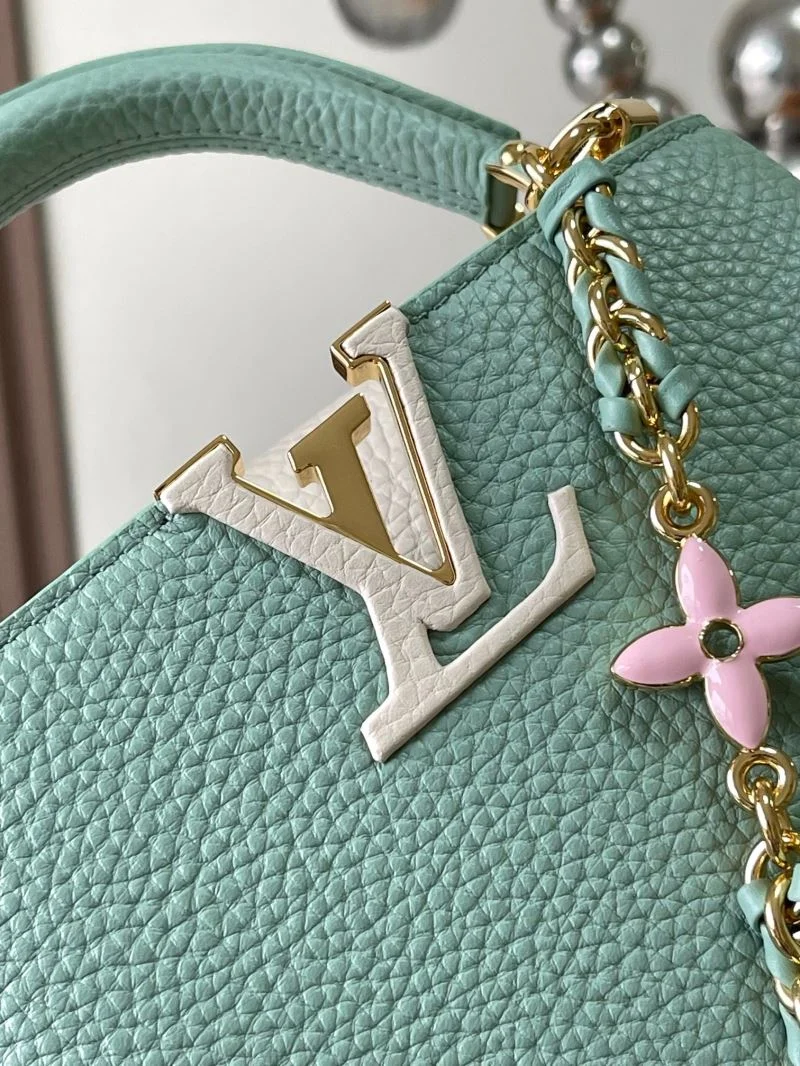Brand-authenticated Louis Vuitton Capucines BB Bags