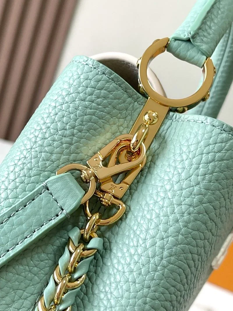 Brand-authenticated Louis Vuitton Capucines BB Bags