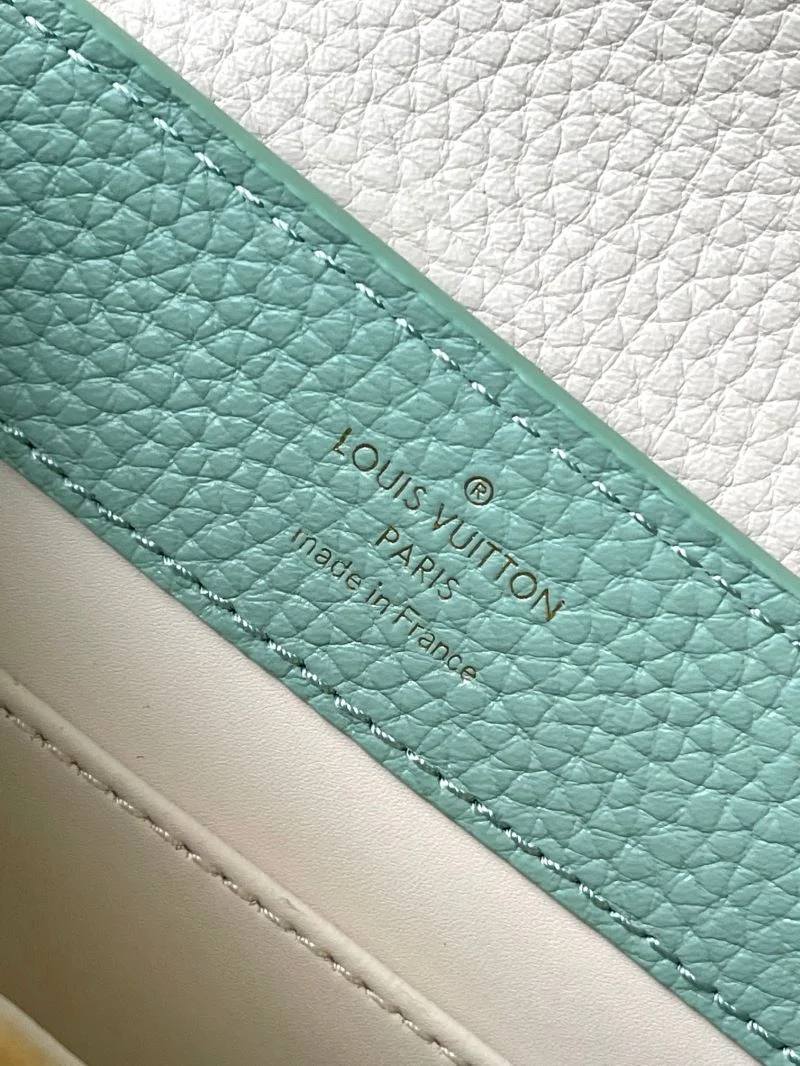 Brand-authenticated Louis Vuitton Capucines BB Bags