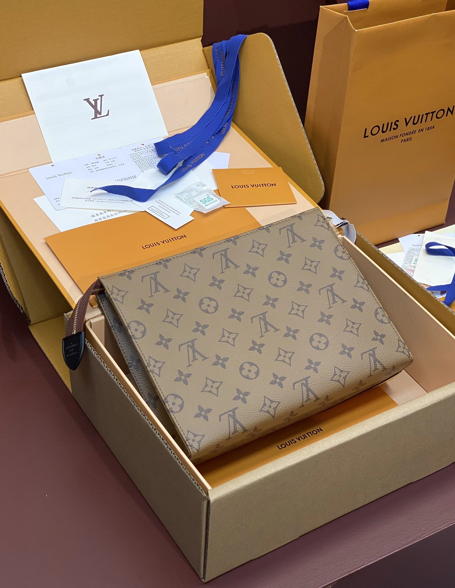 1:1 copy Louis Vuitton Clutch Bags