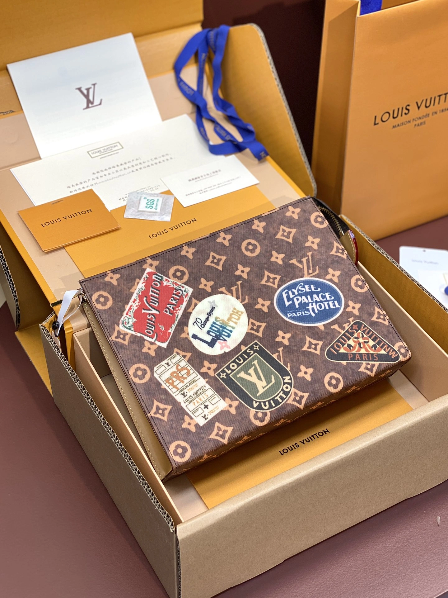 Brand-original Louis Vuitton Clutch Bags