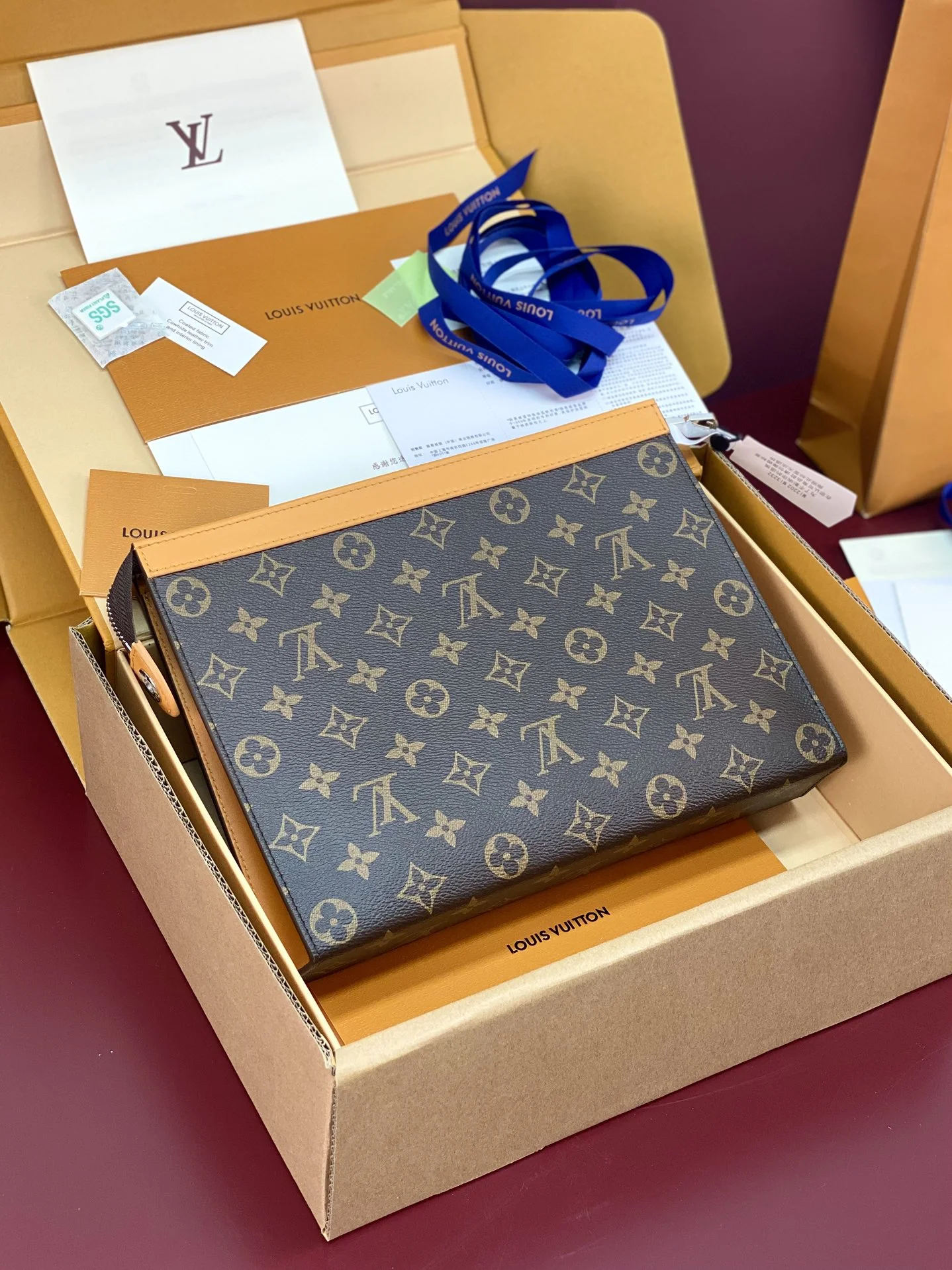 Brand-original Louis Vuitton Clutch Bags