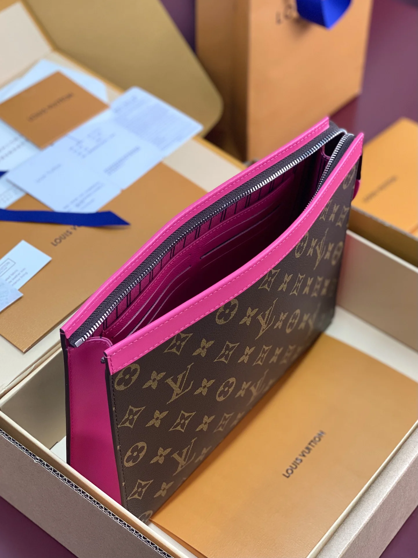 1:1 copy Louis Vuitton Clutch Bags