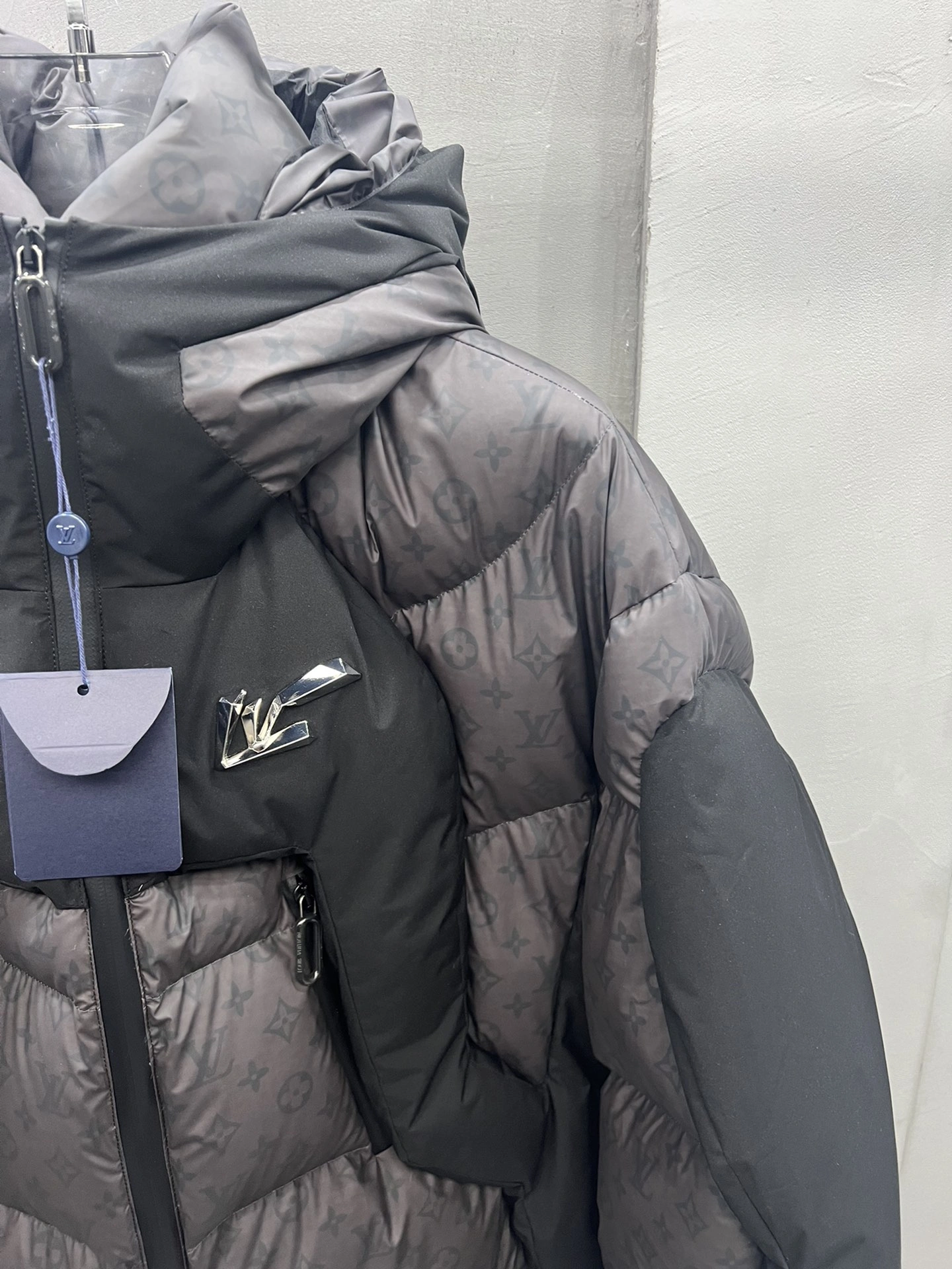 Brand-authenticated Louis Vuitton Down Jackets