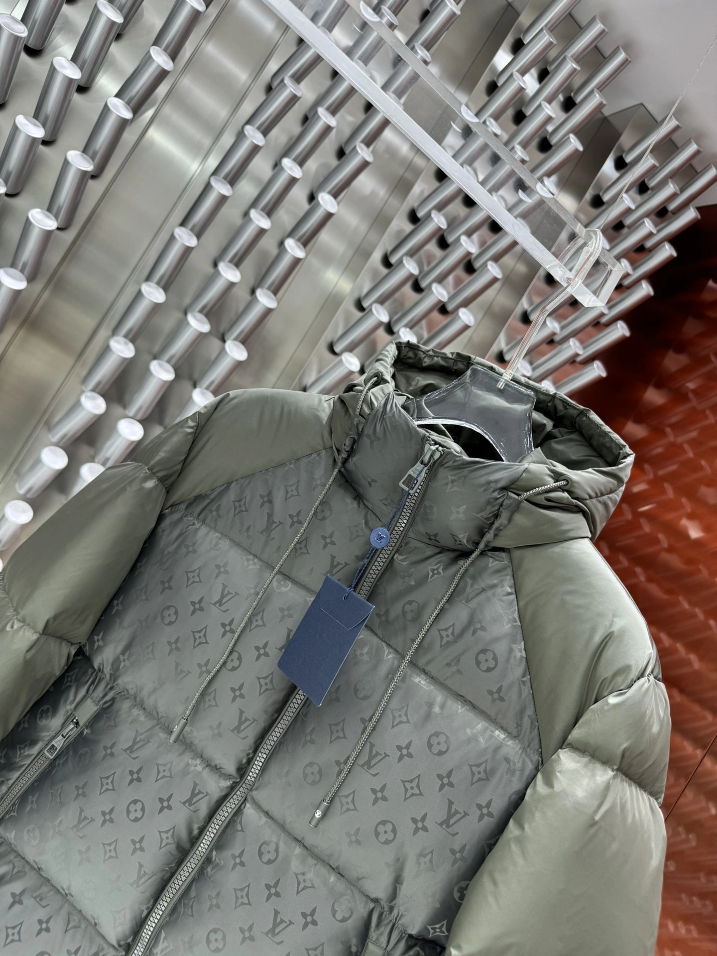 Brand-authenticated Louis Vuitton Down Jackets