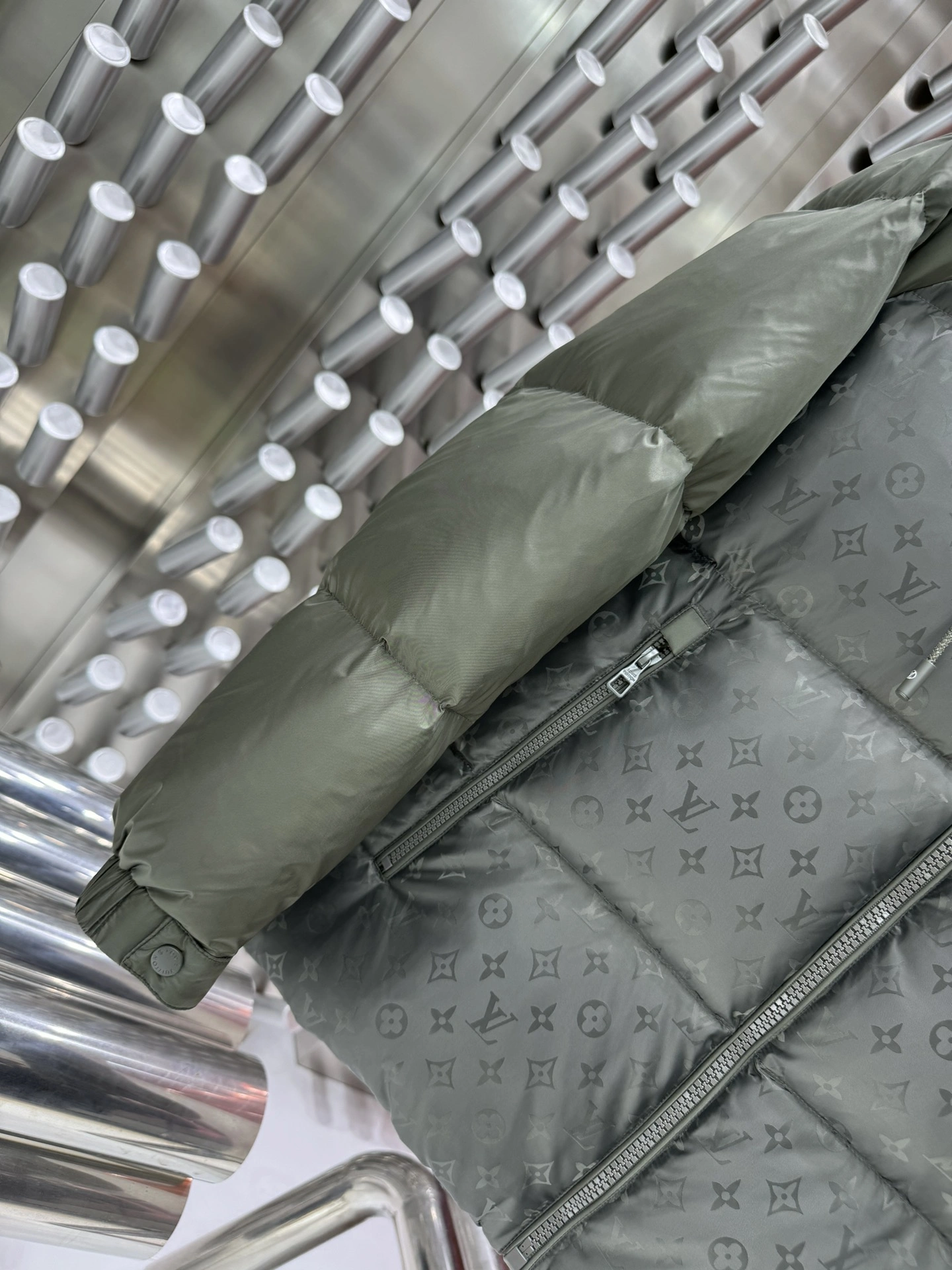 Brand-authenticated Louis Vuitton Down Jackets
