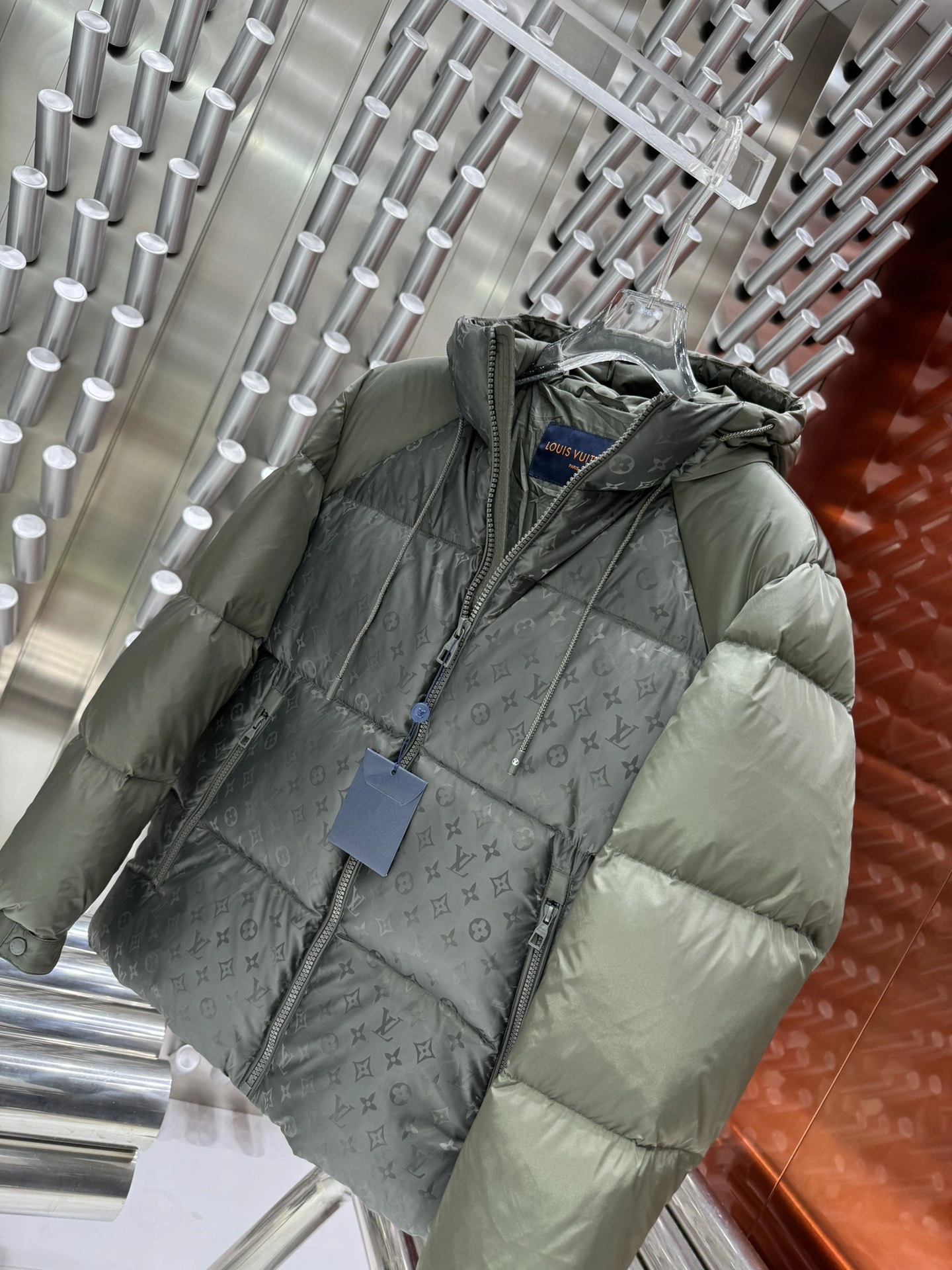 Brand-authenticated Louis Vuitton Down Jackets